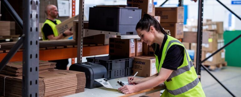 Packing Bench Print And Label Solutions From Brother